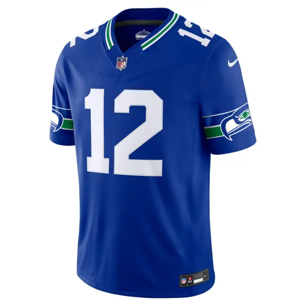 Nike Seattle Seahawks 12s Dri-fit Nfl Limited Jersey - Blue