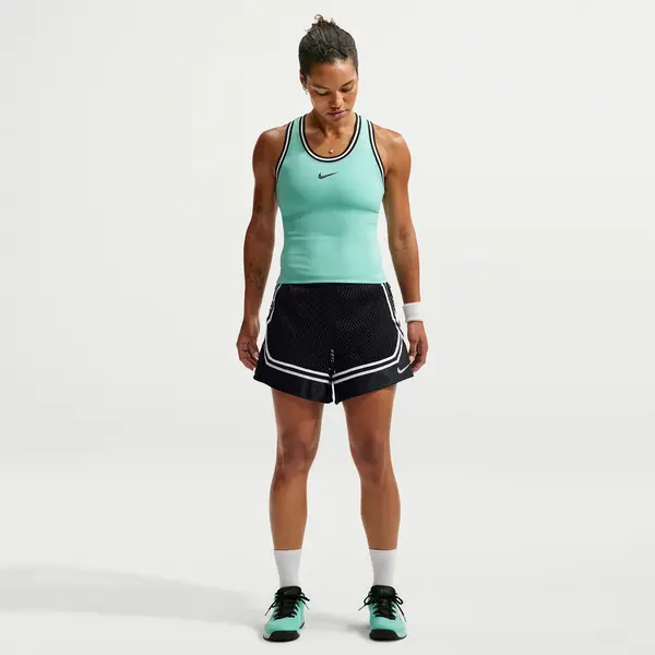 Nike Court Slam High-waisted Tennis Shorts - Black