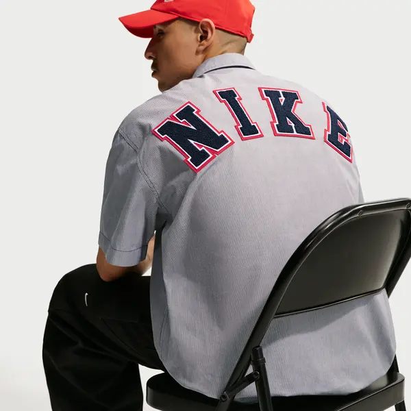 Nike Life Short-sleeve Button-down Top