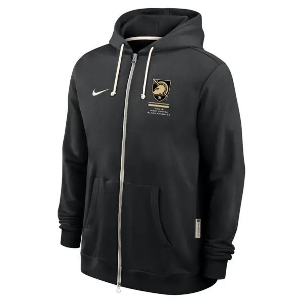 Nike Army Sideline Standard Issue Dri-fit College Full-zip Hoodie - Black