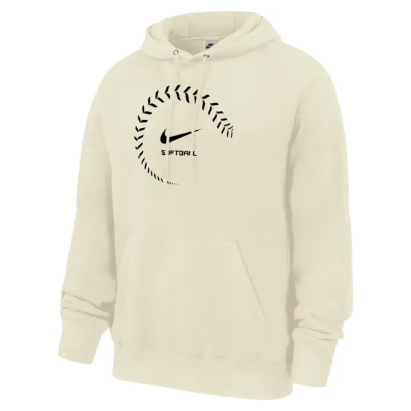 Nike Swoosh Club Softball Fleece Hoodie - White