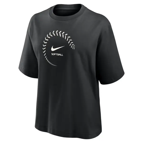 Nike Swoosh Softball Boxy T-shirt - Black
