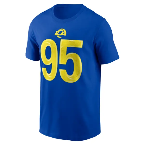 Nike Myles Garrett Los Angeles Rams Nfl T-shirt - Blue
