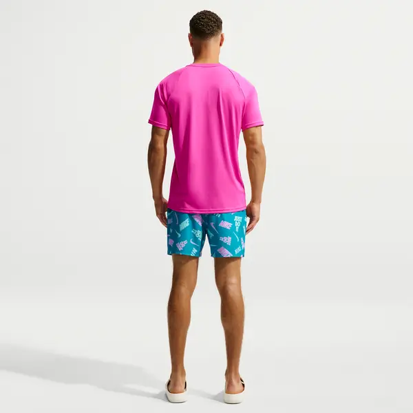 Nike Hydroguard Essential Dri-fit Uv Short Sleeve Top - Pink