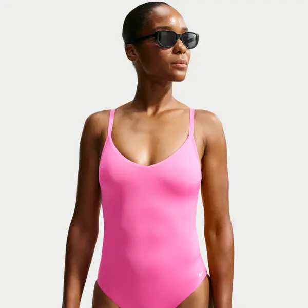 Nike Swim Effortless Essential V-neck One Piece