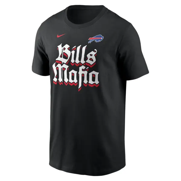 Nike Buffalo Bills Mafia Logo Club Nfl T-shirt - Black