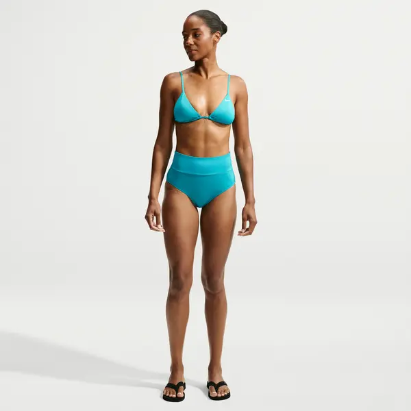 Nike Swim Effortless Essential High Waist Full Bottom - Green