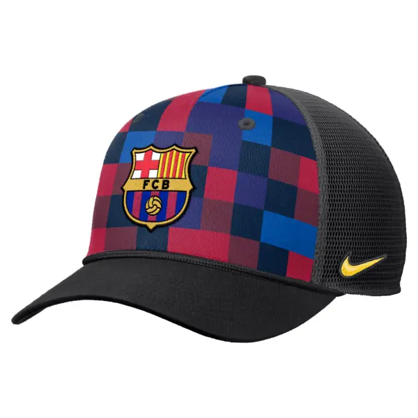 Nike Fc Barcelona Rise Rope Trucker Hat - Black