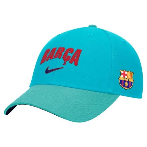 Nike Fc Barcelona Rise Adjustable Cap - Blue