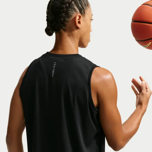 Nike Aero-fit Sleeveless Basketball Top - Black