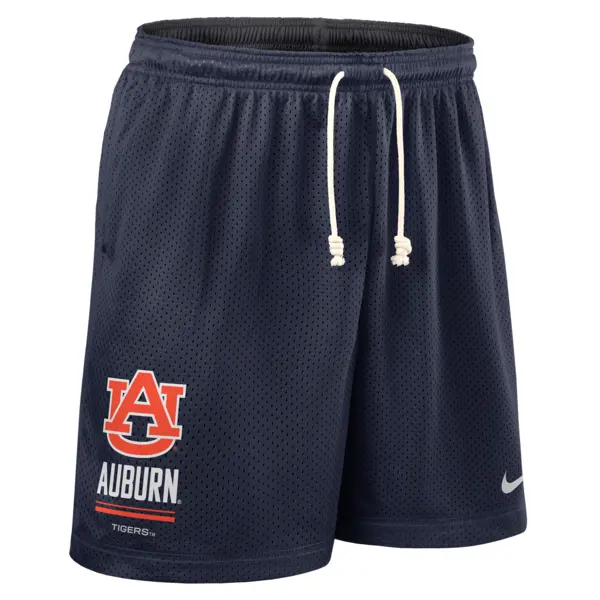 Nike Auburn Sideline Reversible Dri-fit College Shorts - Blue