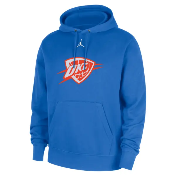 Nike Oklahoma City Thunder Club Fleece Pullover Hoodie - Blue
