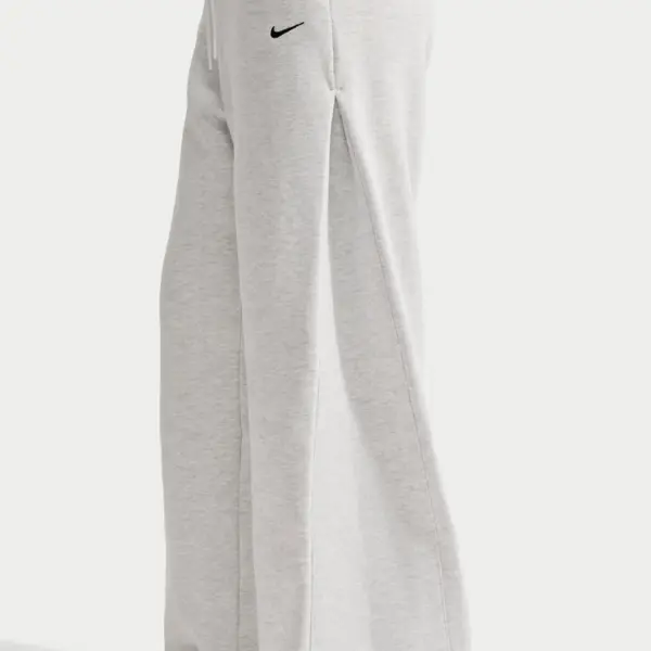 Nike Studio Fleece Medium Weight Loose Pleated Snap Pants - Brown