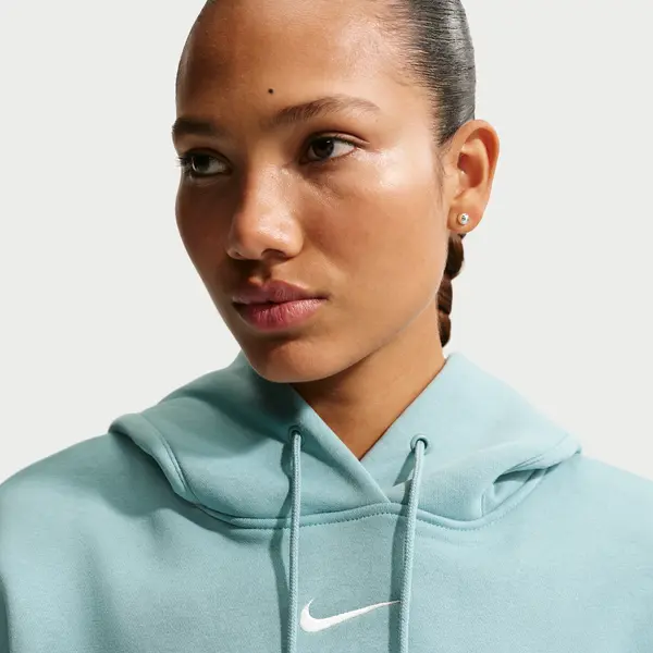 Nike Phoenix Fleece Oversized Pullover Hoodie - Green