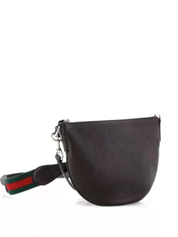 Gucci B Leather Small Crossbody Bag - Brown