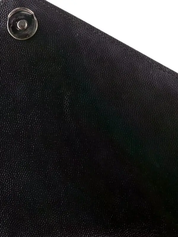 Saint Laurent Classic Monogram Envelope Satchel Mixed Matelasse Leather Large Shoulder Bag