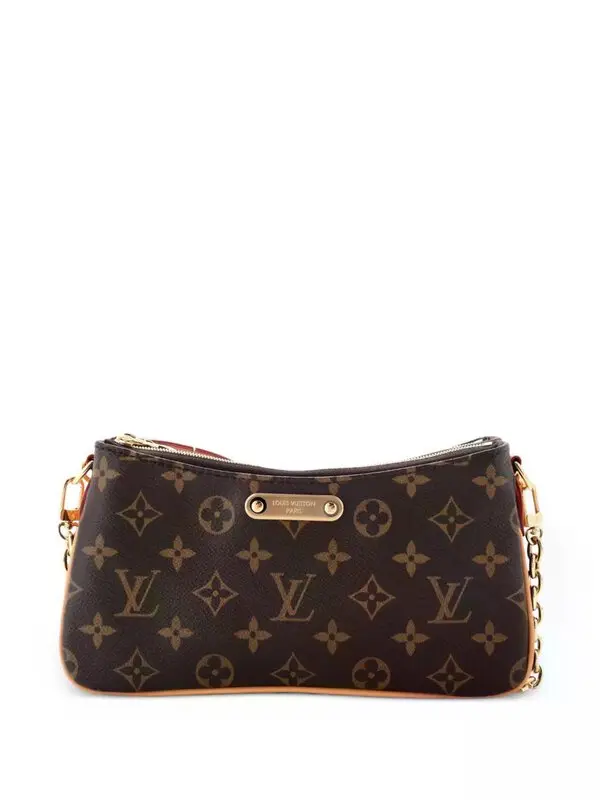 LOUIS VUITTON Monogram Canvas Pochette Bag - Brown