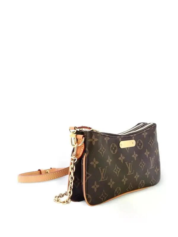 LOUIS VUITTON Monogram Canvas Pochette Bag - Brown