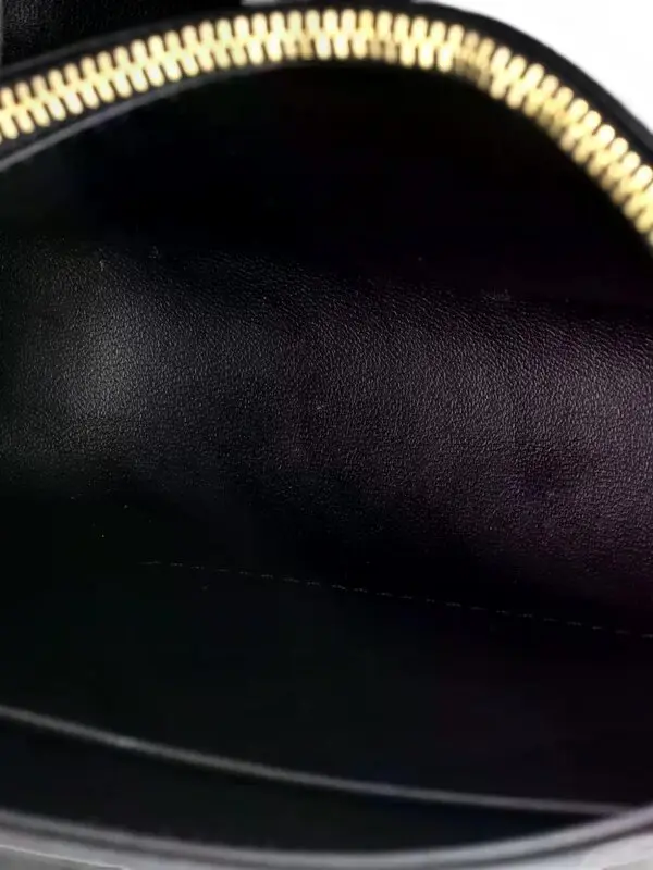 Celine Nino Top Handle Bag In Leather - Black