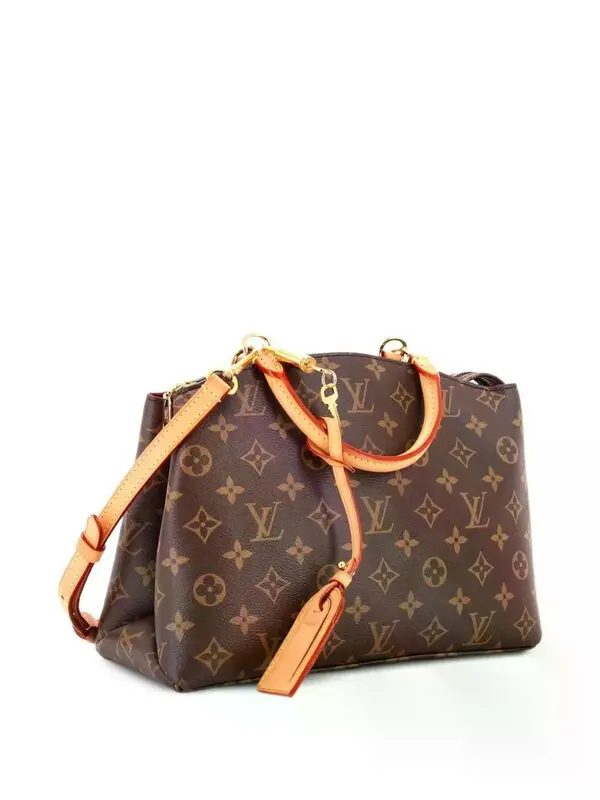 LOUIS VUITTON Petit Palais Monogram Canvas Satchel - Brown