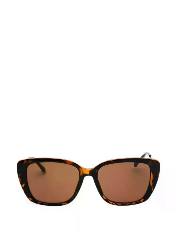 DRAPER JAMES Tortoiseshell Effect Rectangle Sunglasses