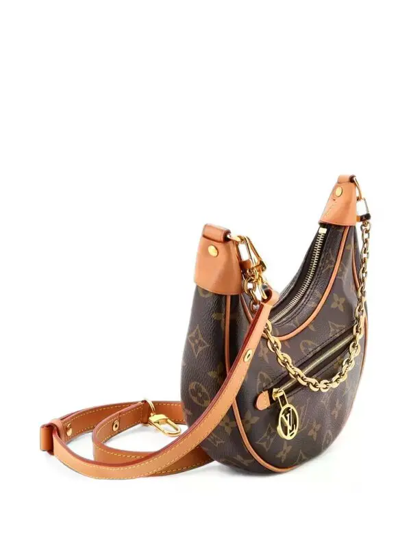 LOUIS VUITTON Loop Handbag Monogram Canvas Hobo Bag