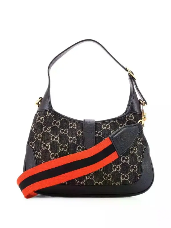 Gucci Jackie 1961 Gg Denim Small Hobo Bag