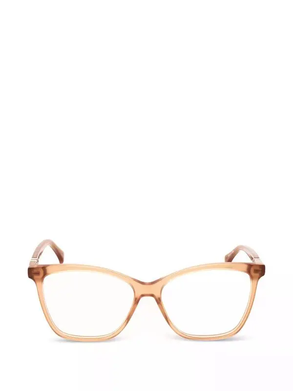 Max Mara Rectangular Frame Glasses - Pink