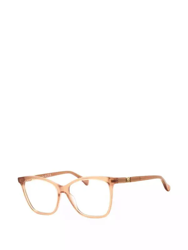 Max Mara Rectangular Frame Glasses - Pink