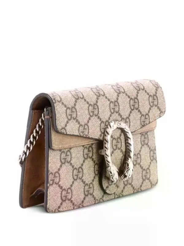 Gucci Dionysus Gg Coated Canvas Super Mini Crossbody Bag