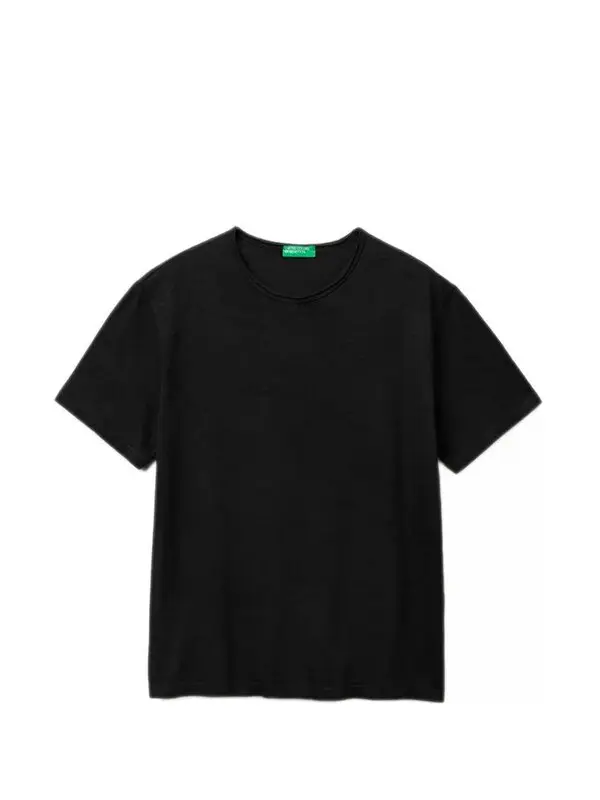 BENETTON Cotton T-shirt - Black