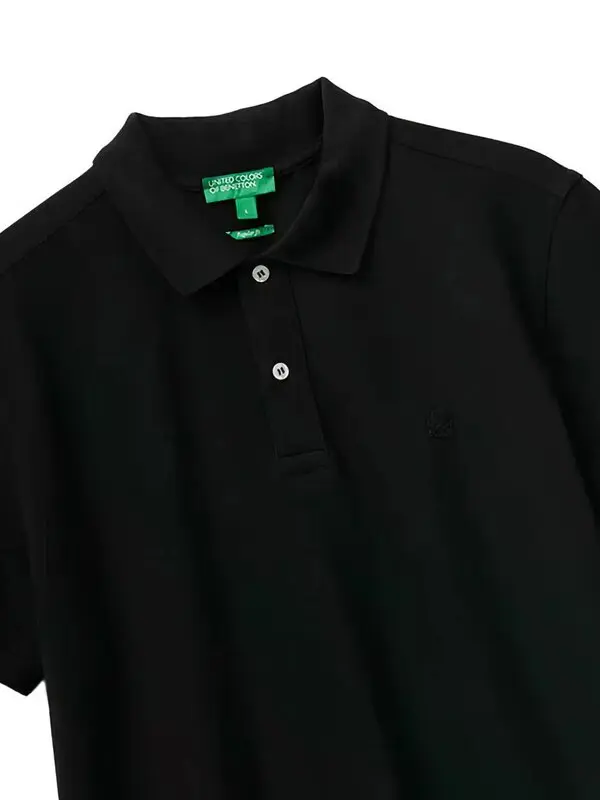 BENETTON Logo-embroidered Polo Shirt