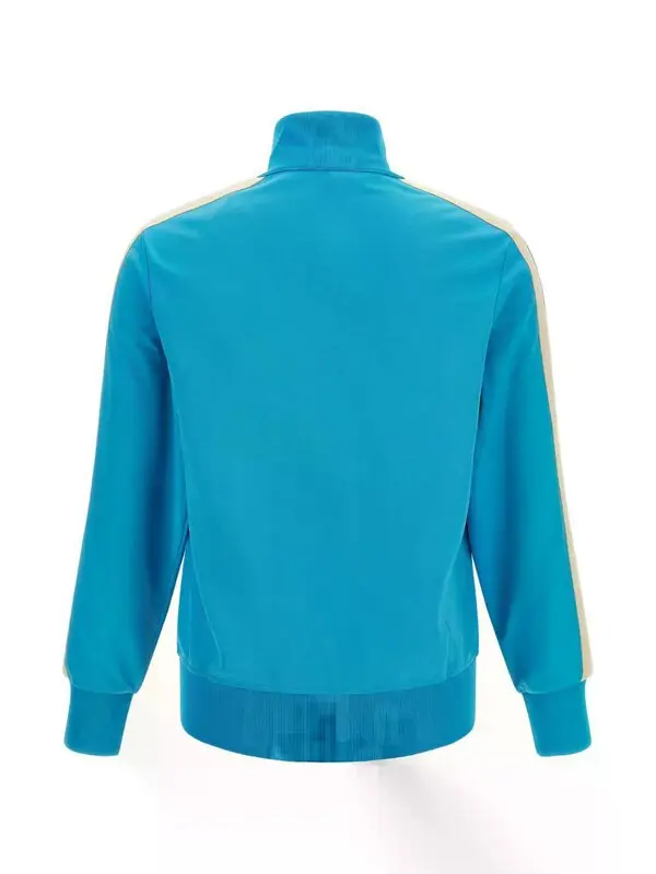Palm Angels Track Stripe-detail Zip-up Sweatshirt