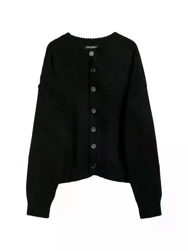 Our Legacy Pitch Slub-knit Cardigan