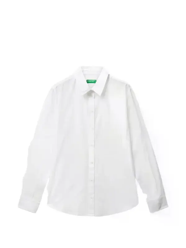 BENETTON Long Sleeve Button-down Shirt