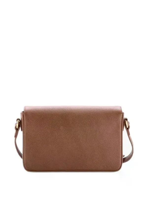Burberry New Hampshire House Check Canvas And Leather Small Shoulder Bag - Brown
