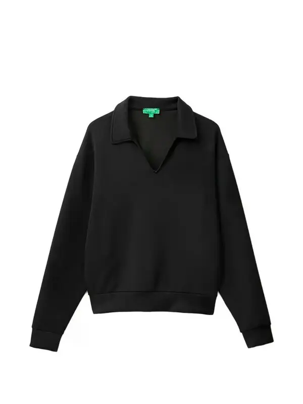 BENETTON V-neck Polo Shirt