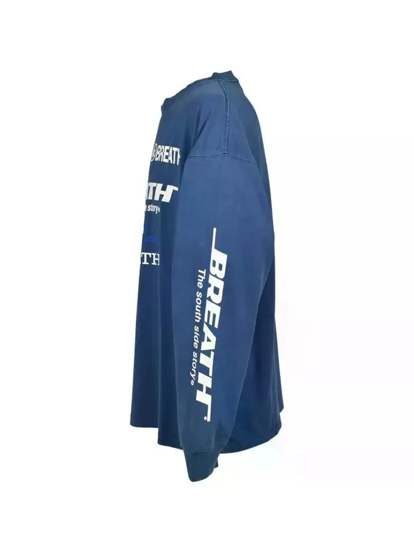 BREATH Graphic-print Long-sleeve T-shirt