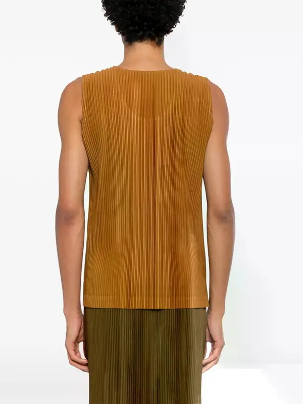 Issey Miyake Pleated Vest Top