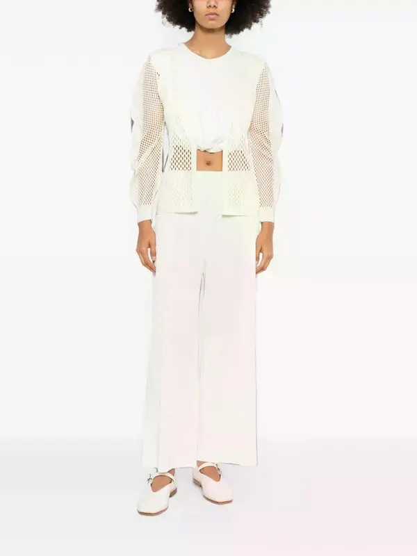 Issey Miyake A-poc Basket Cardigan - Neutrals