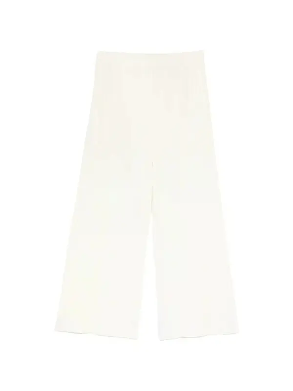 Issey Miyake Off-white Cropped Trousers