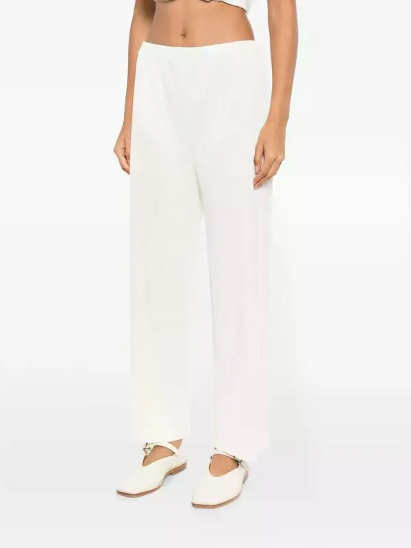 Issey Miyake Off-white Cropped Trousers