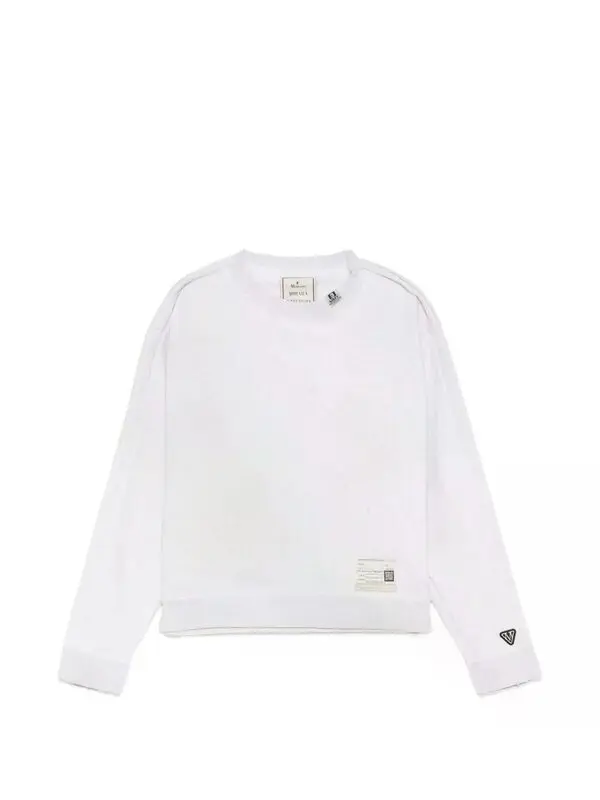 Mihara Yasuhiro Logo-patch Crew Neck Sweater - Grey