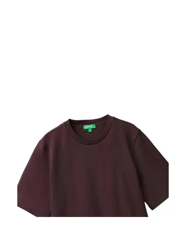 BENETTON Ribbed-trim T-shirt