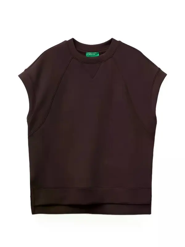 BENETTON Sleeveless Crew-neck T-shirt