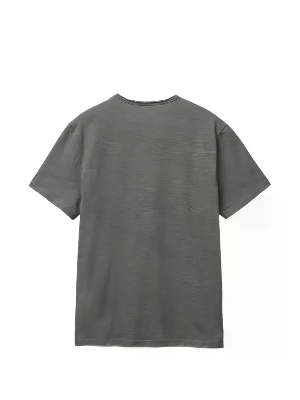 BENETTON Raw-edge Slub-texture T-shirt
