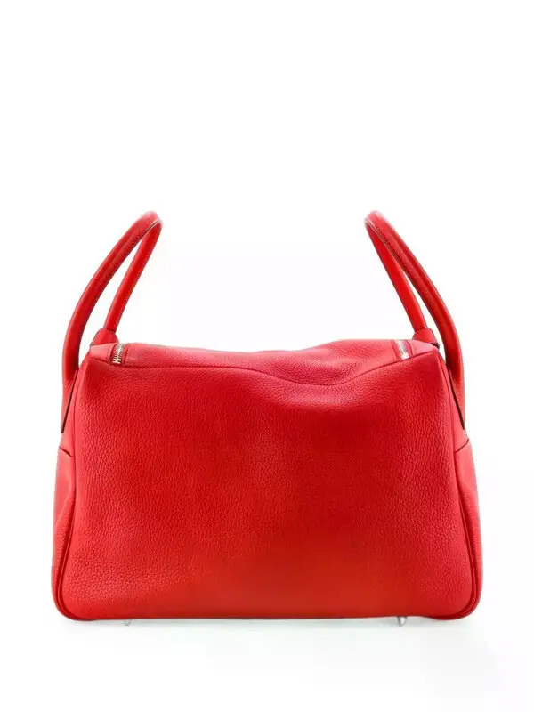Hermès Lindy Bag Clemence 34 Satchel - Red