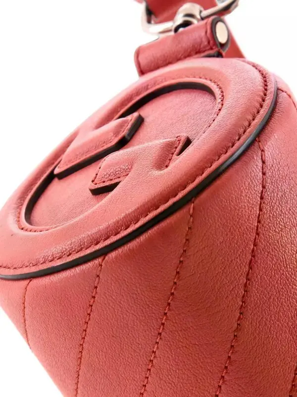 Gucci Blondie Quilted Leather Mini Shoulder Bag - Pink