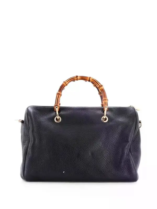 Gucci Bamboo Shopper Leather Satchel