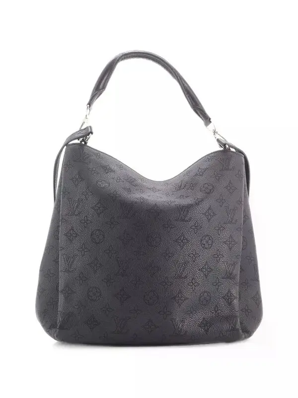 LOUIS VUITTON Mahina Leather Hobo Bag Pm